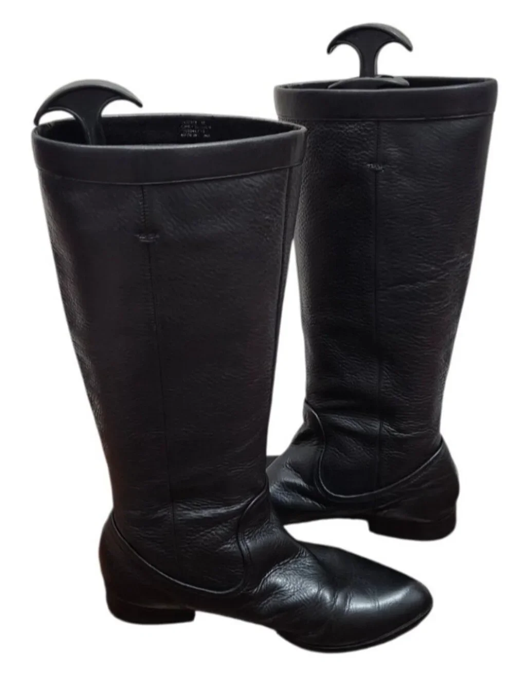 Frye | Shoes | Frye Cindy Slouch Tall Riding Boots Black Pebbled ...